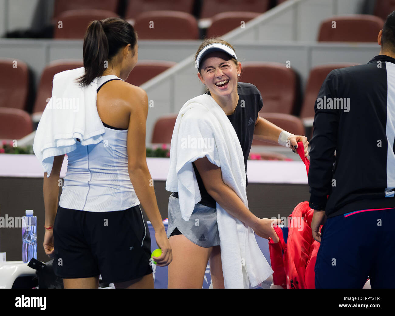 Jelena ostapenko practice hi-res stock photography and images - Alamy