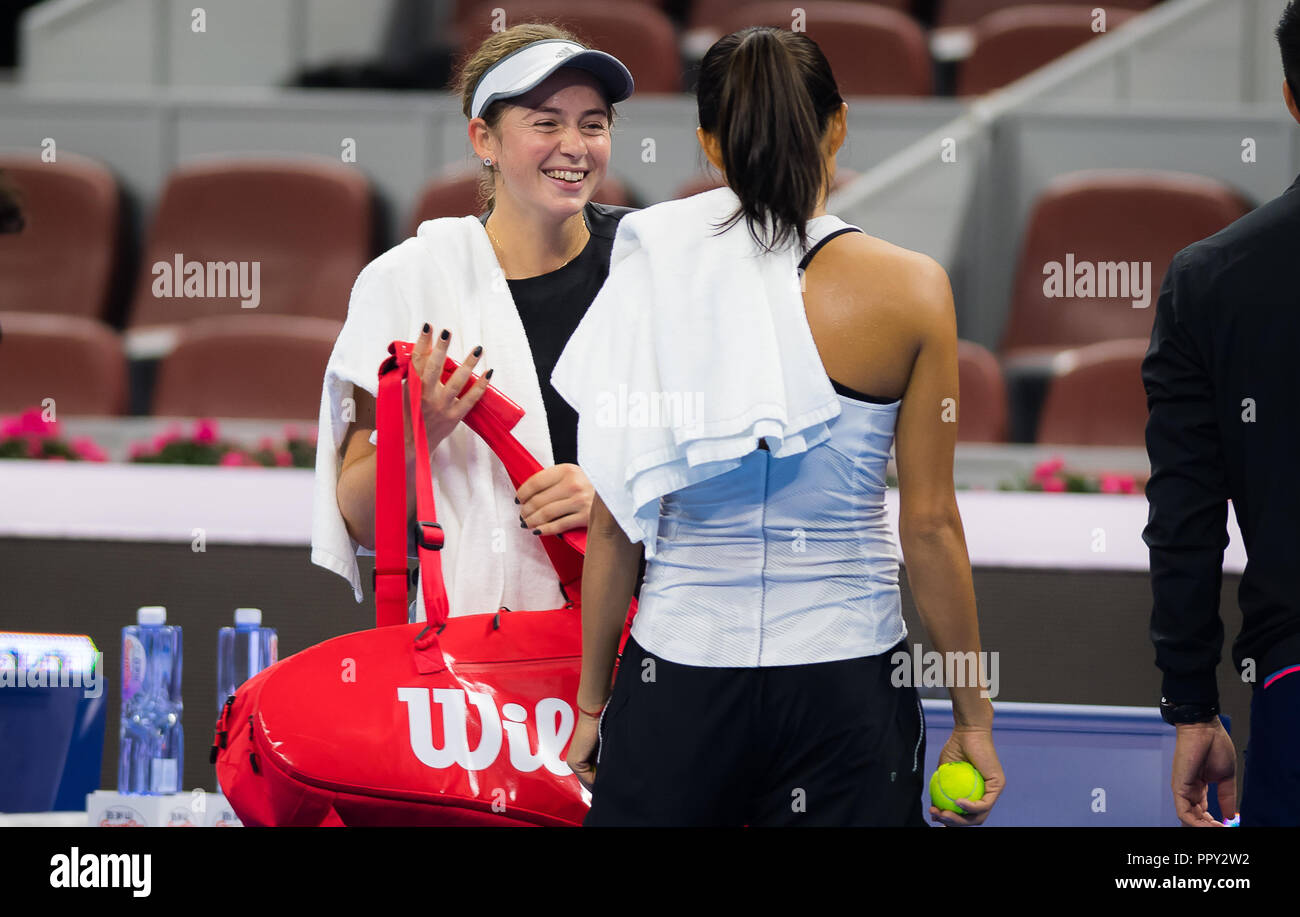 Jelena ostapenko practice hi-res stock photography and images - Alamy