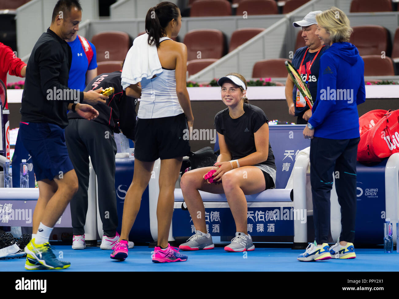 Jelena ostapenko practice hi-res stock photography and images - Alamy