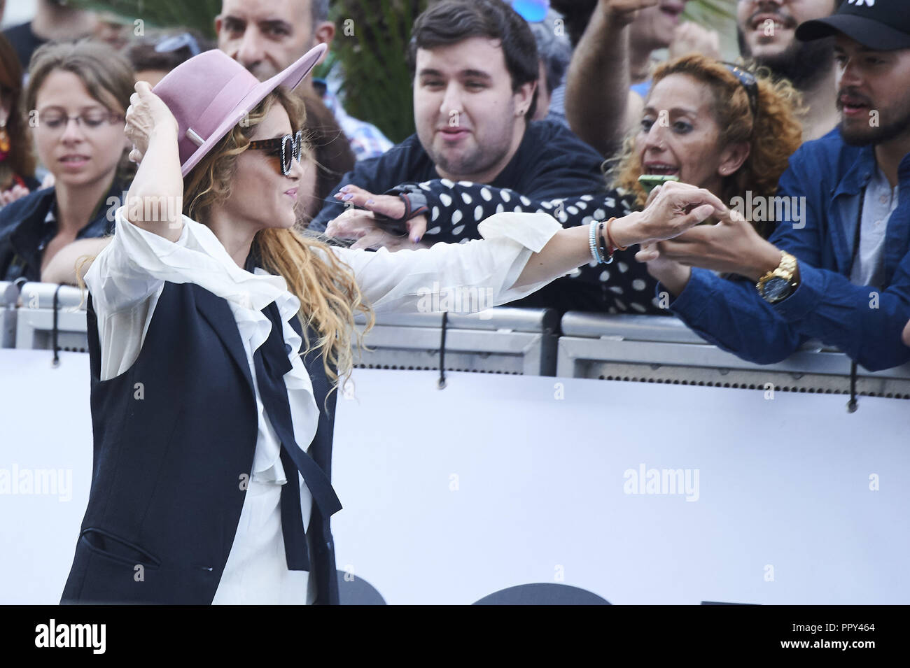 San Sebastian, Spain.Madrid, Madrid, Spain. 28th Sep, 2018. Paulina ...