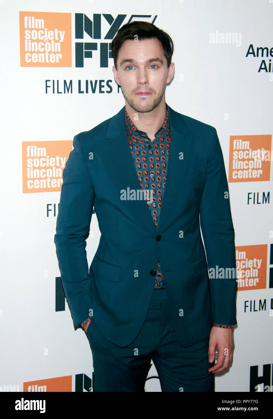 New York, NY, USA. 28th Sep, 2018. Nicholas Hoult at the 56th New York ...