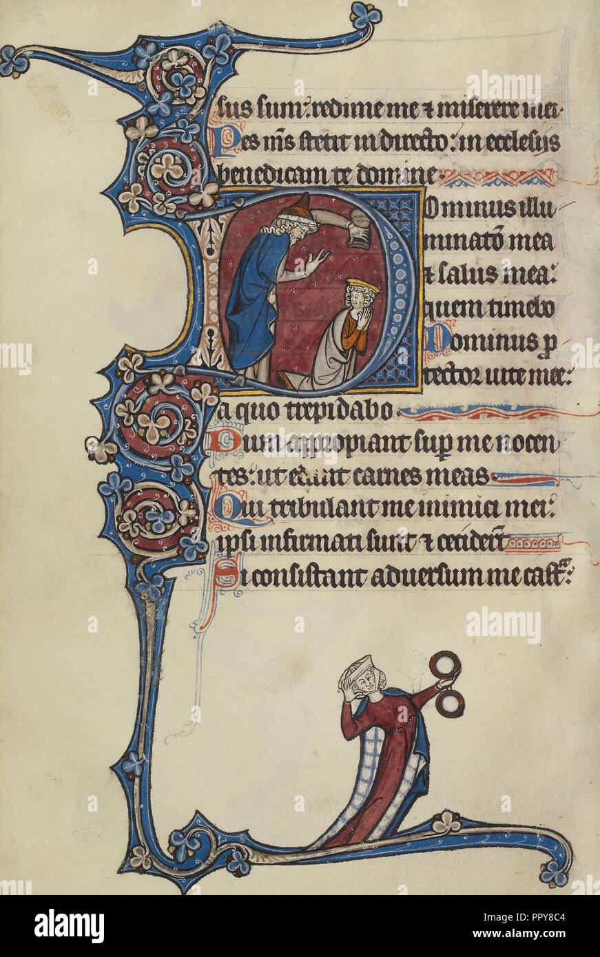 Initial D: The Anointing of David; Bute Master, Franco-Flemish, active ...