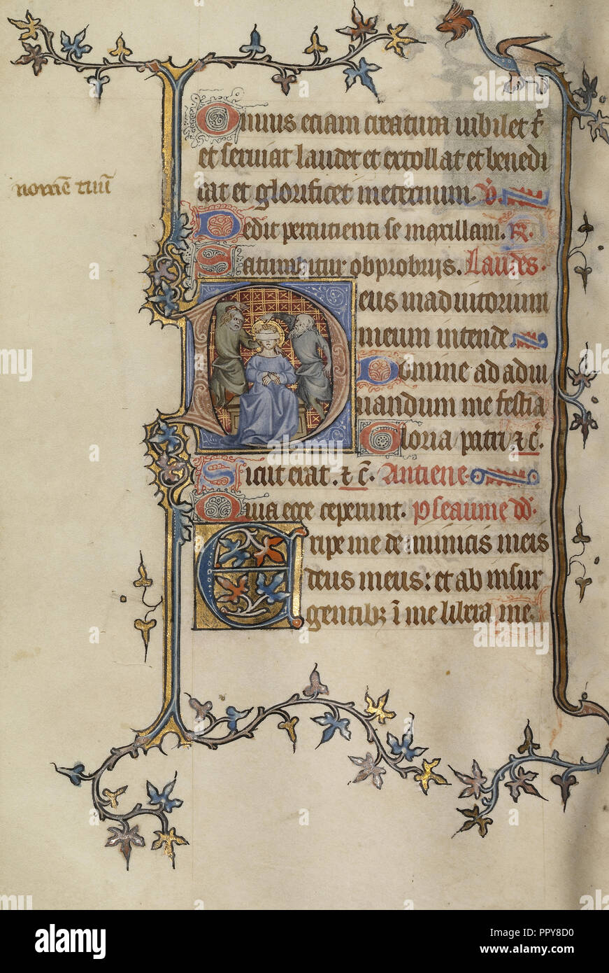 Initial D: The Mocking of Christ; Atelier of the Passion Master; Paris ...