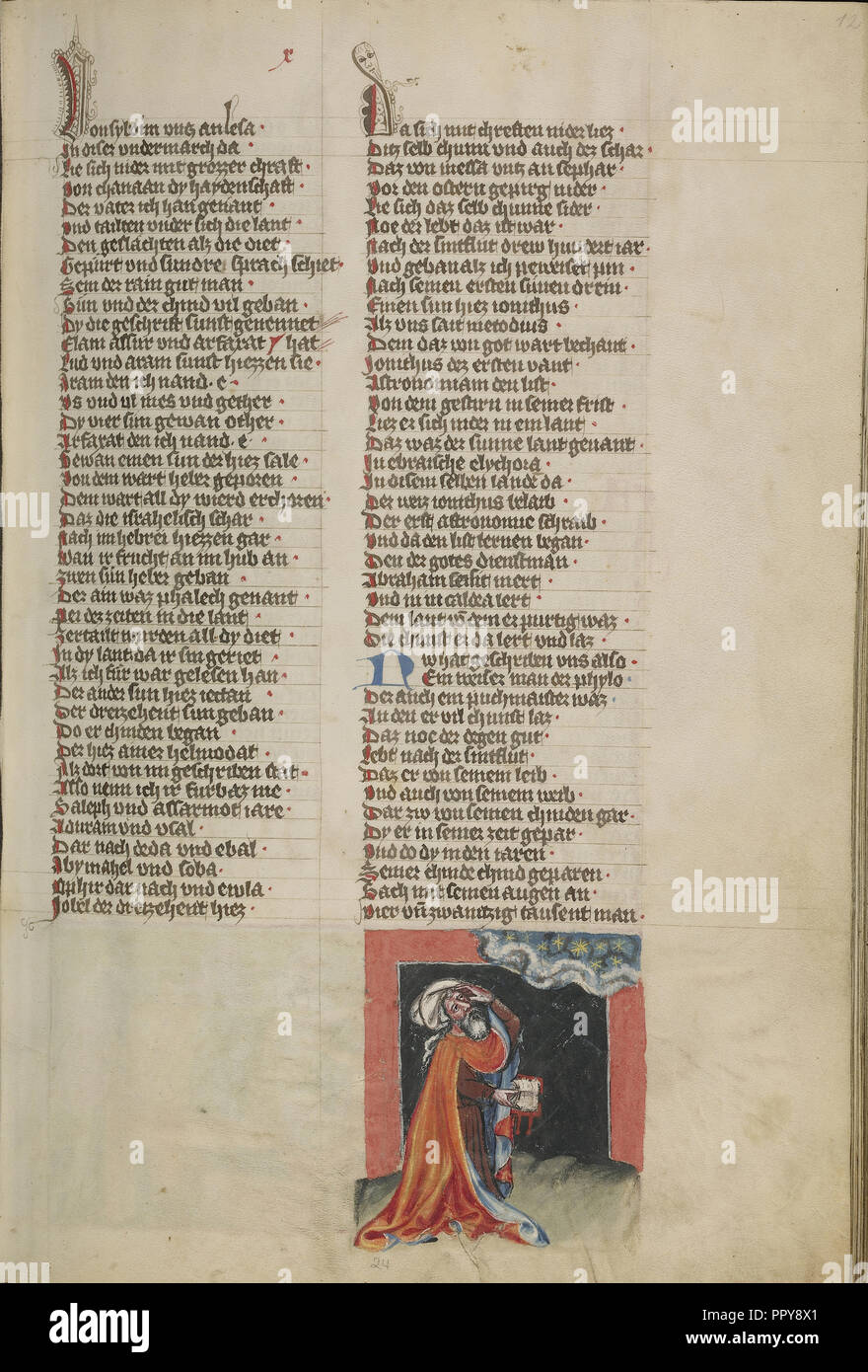 Jonicus, the First Astronomer; Regensburg, Bavaria, Germany; about 1400 ...