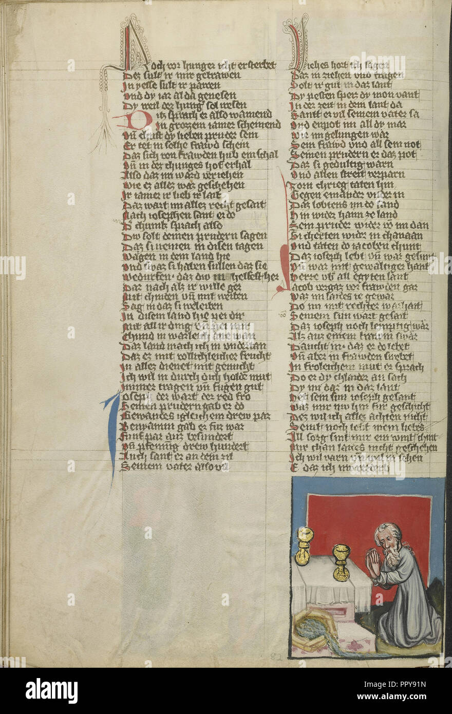 Jacob's Sacrifice; Regensburg, Bavaria, Germany; about 1400 - 1410 ...