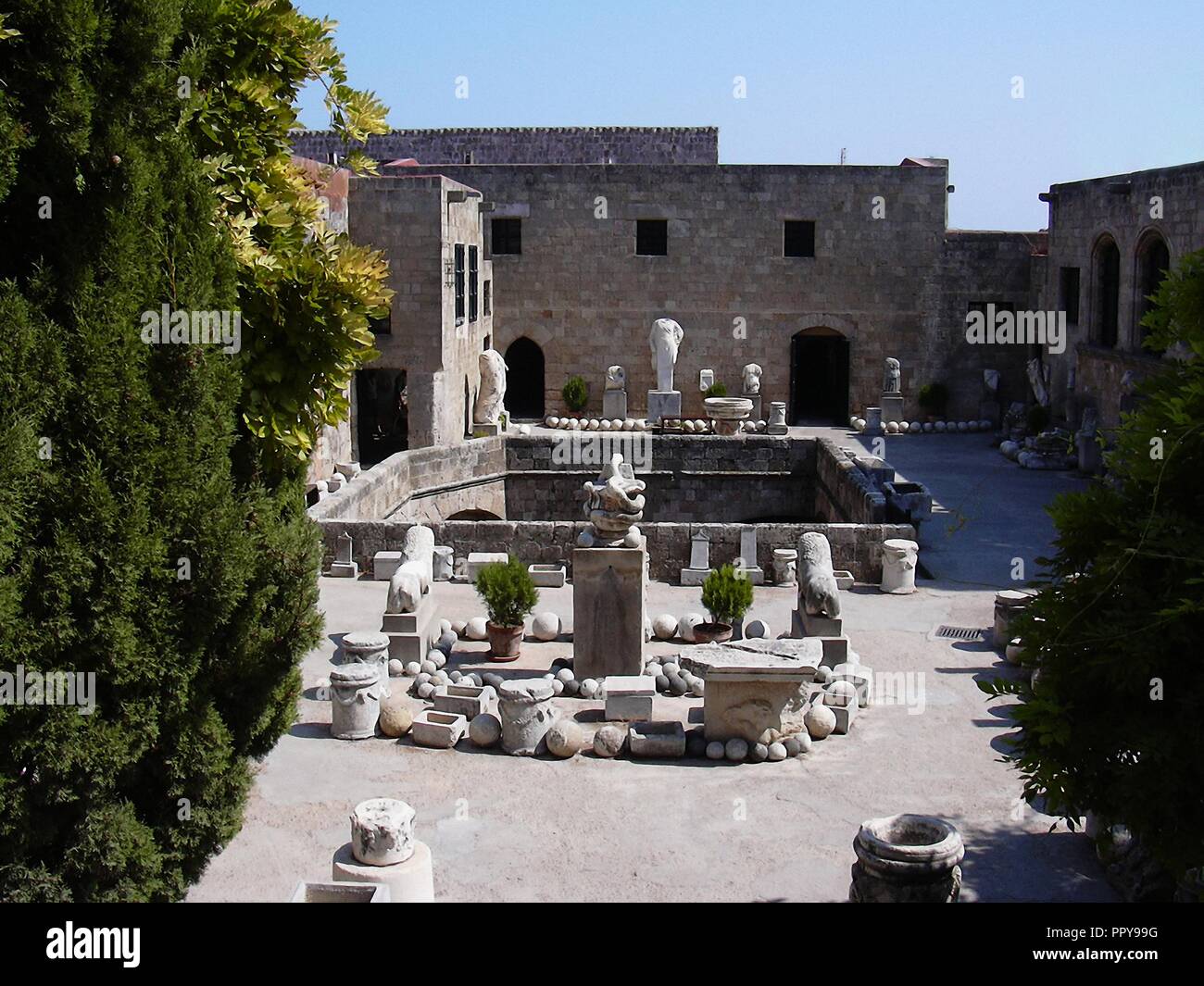 Archaeological Museum of Rhodes Greece Stock Photo - Alamy