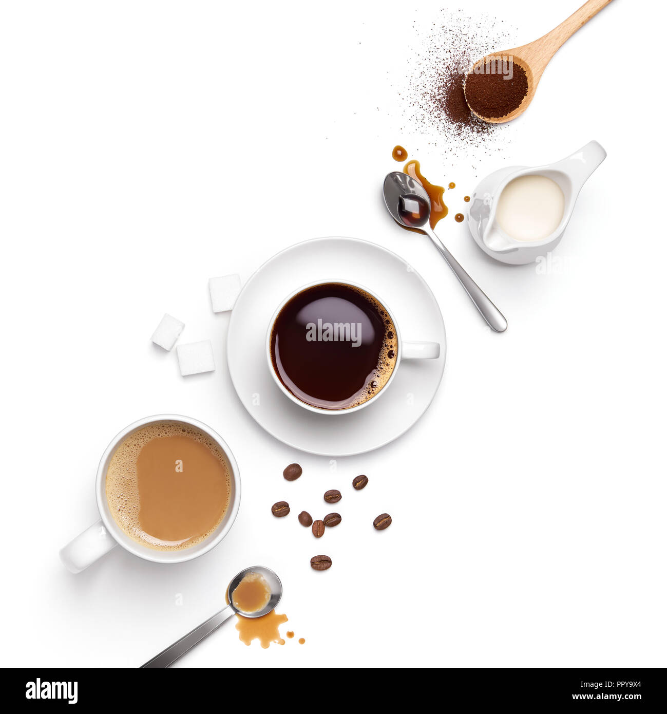 Different types of coffee hi-res stock photography and images - Alamy