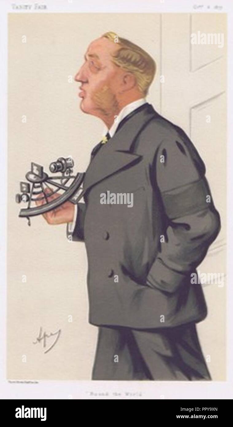 Thomas Brassey Vanity Fair 6 October 1877 Stock Photo - Alamy