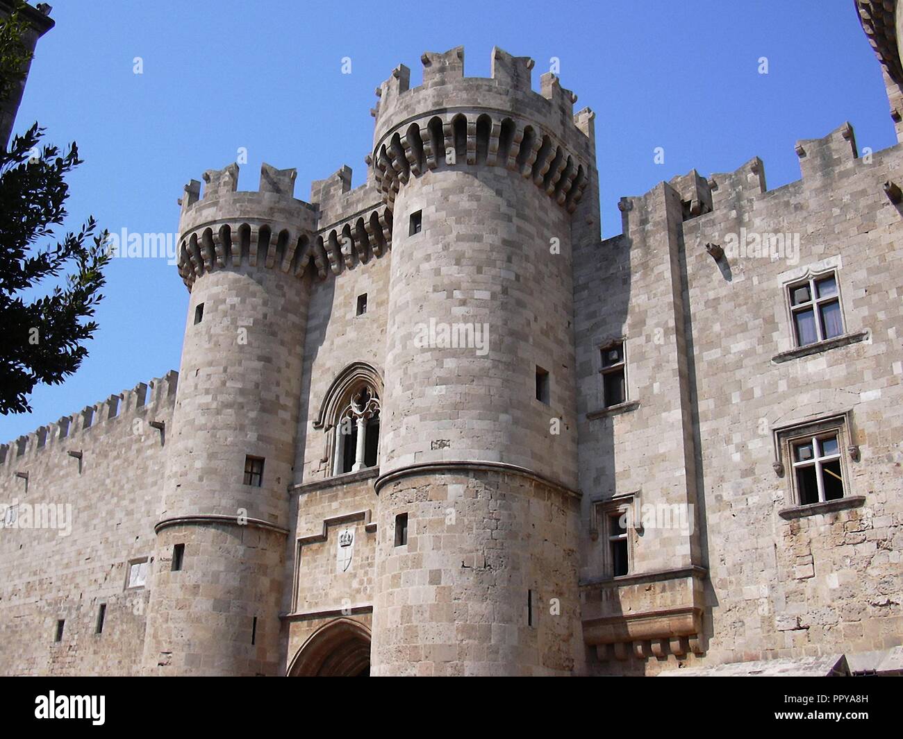 Palace of the Grand Master of the Knights of Rhodes Greece Stock Photo ...