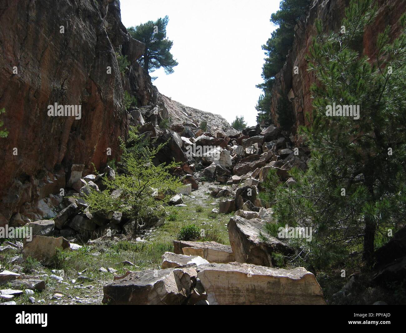 Penteli mountain Athens Greece Stock Photo - Alamy