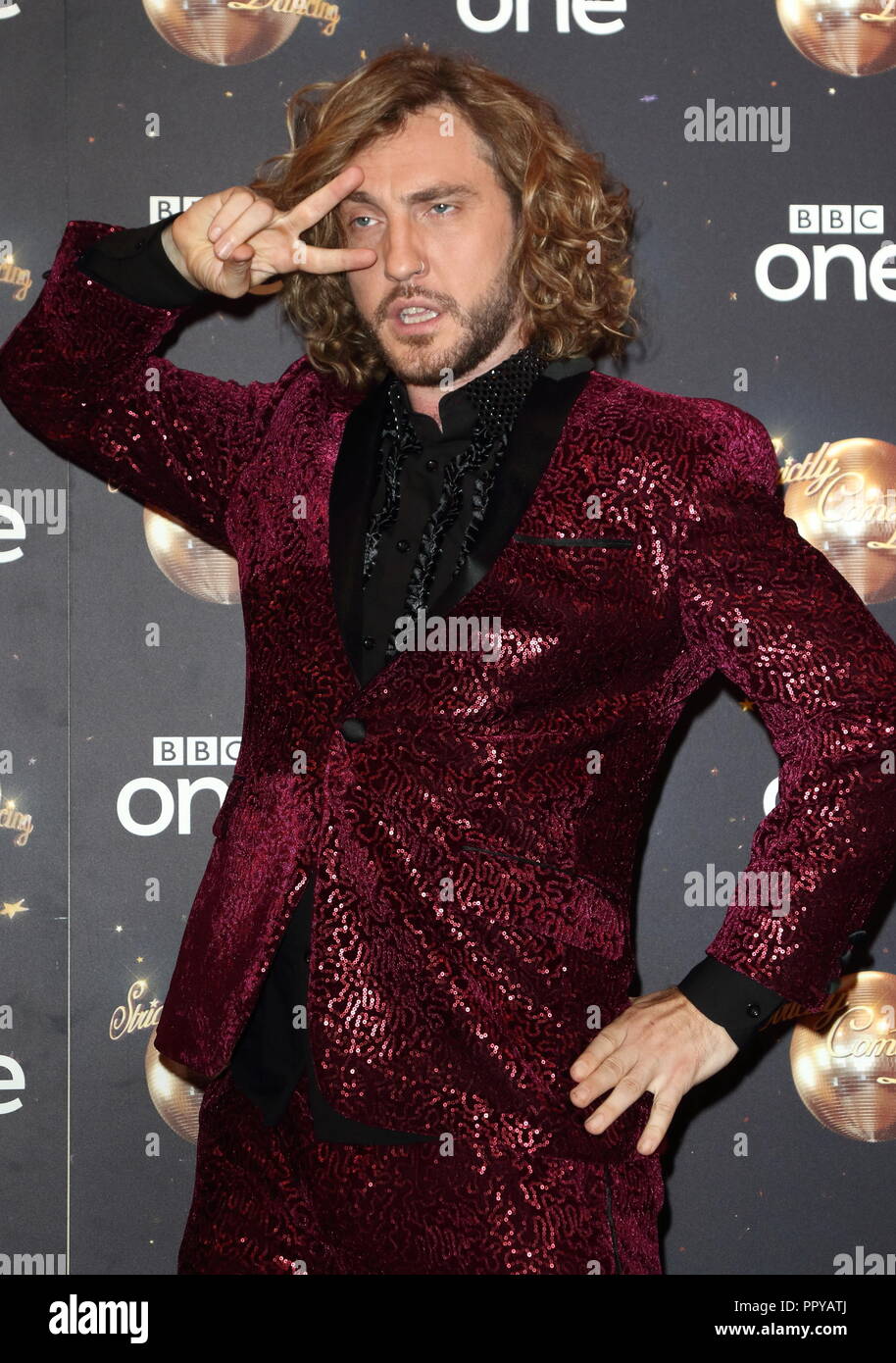 Strictly Come Dancing 2018 - red carpet launch - at BBC Broadcasting ...