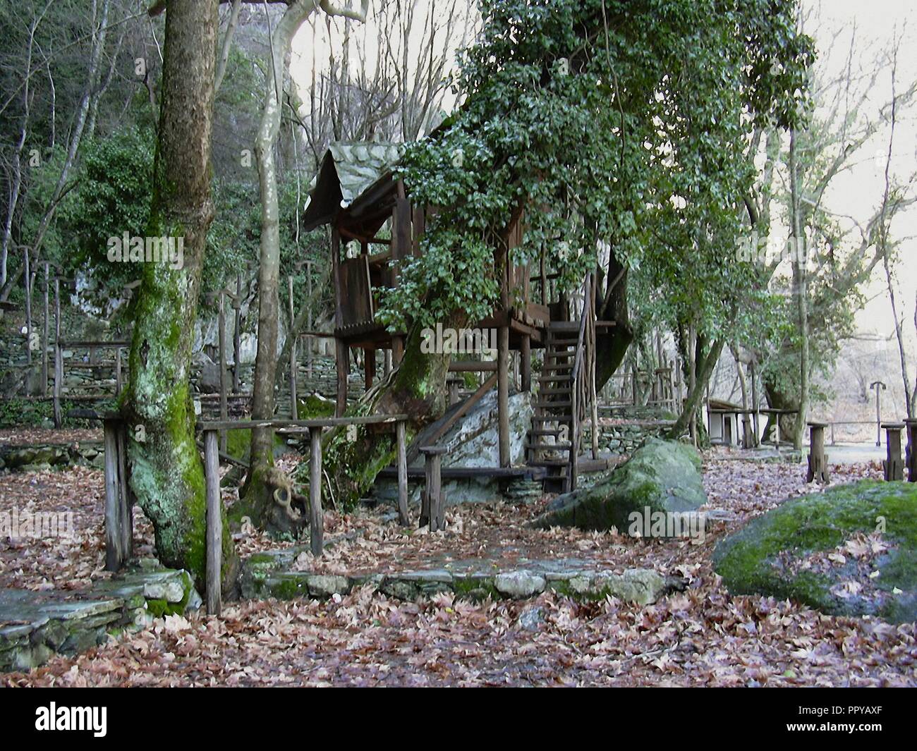 Pozar Thermal Baths Aridaia Greece Stock Photo - Alamy