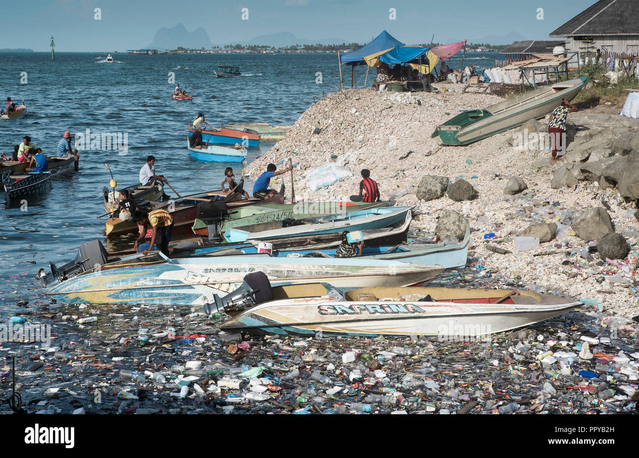 Microplastics sea floating hi-res stock photography and images - Alamy