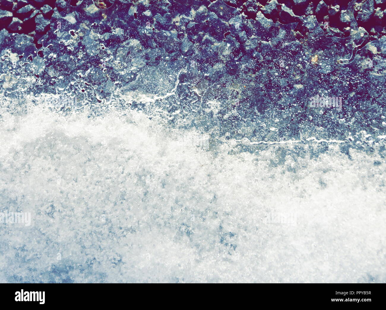 stone ice and snow texture background close-up Stock Photo - Alamy