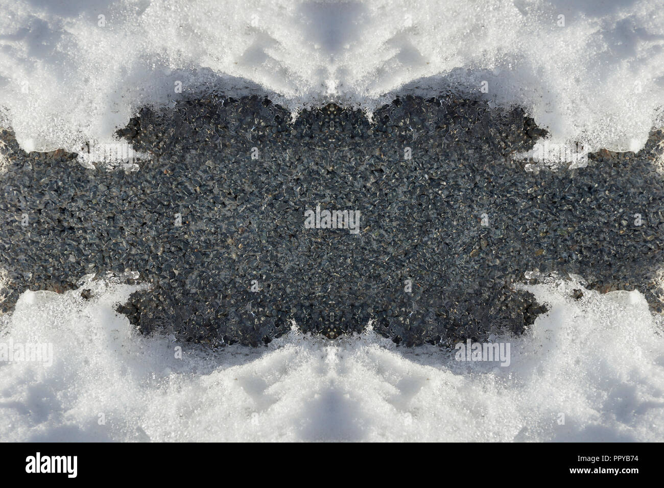 stone ice and snow texture background close-up copy space for text ...