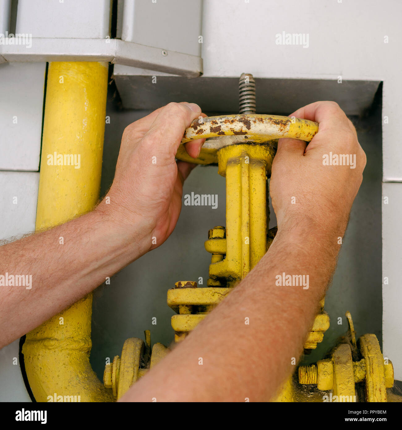 Square valve hi-res stock photography and images - Alamy