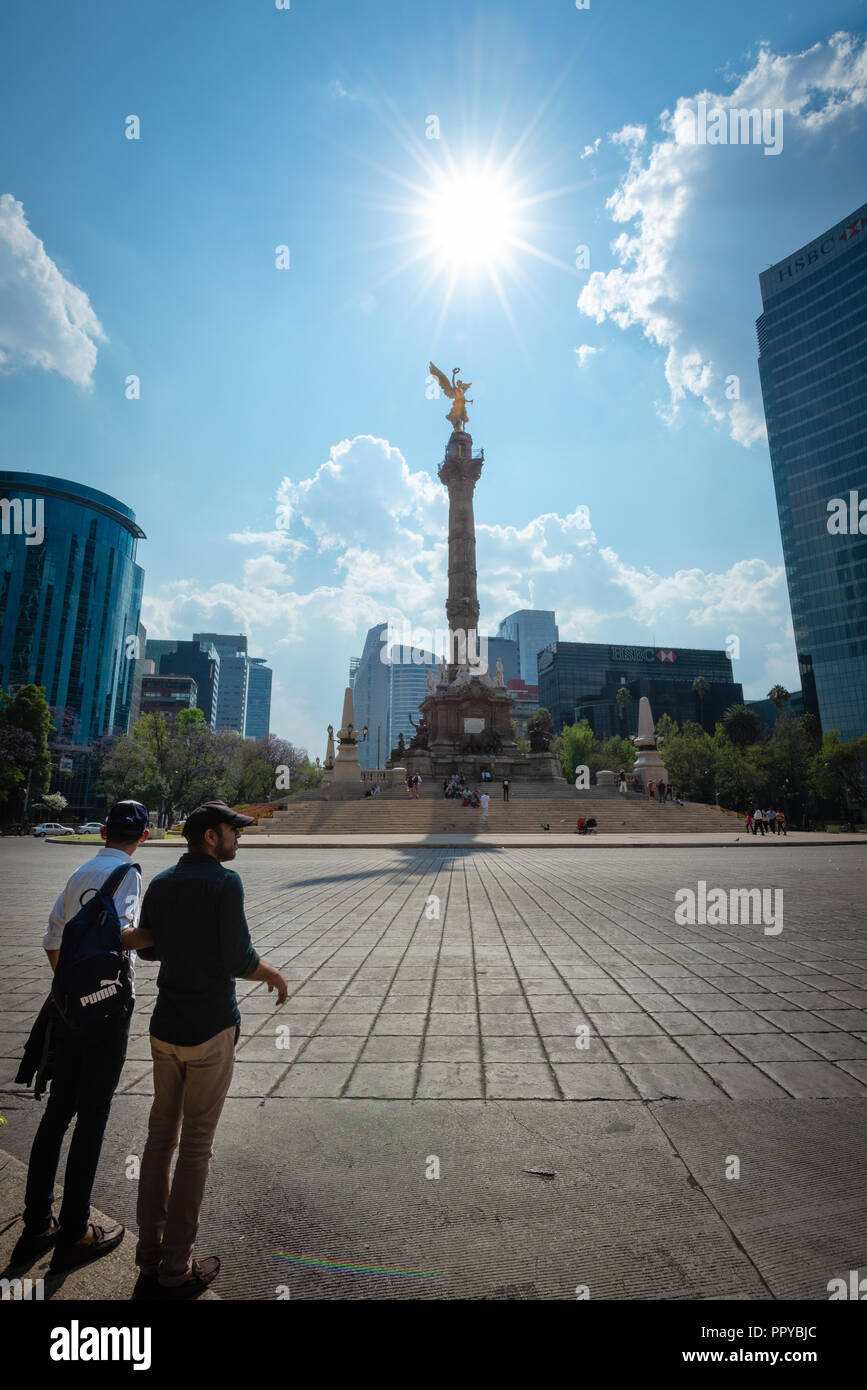 Angel of Independence monument in Mexico City Stock Photo - Alamy
