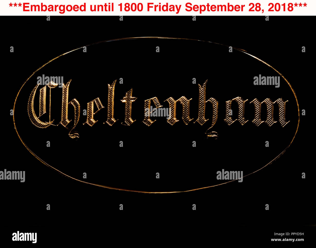 Cheltenham gold cup trophy hi-res stock photography and images - Alamy