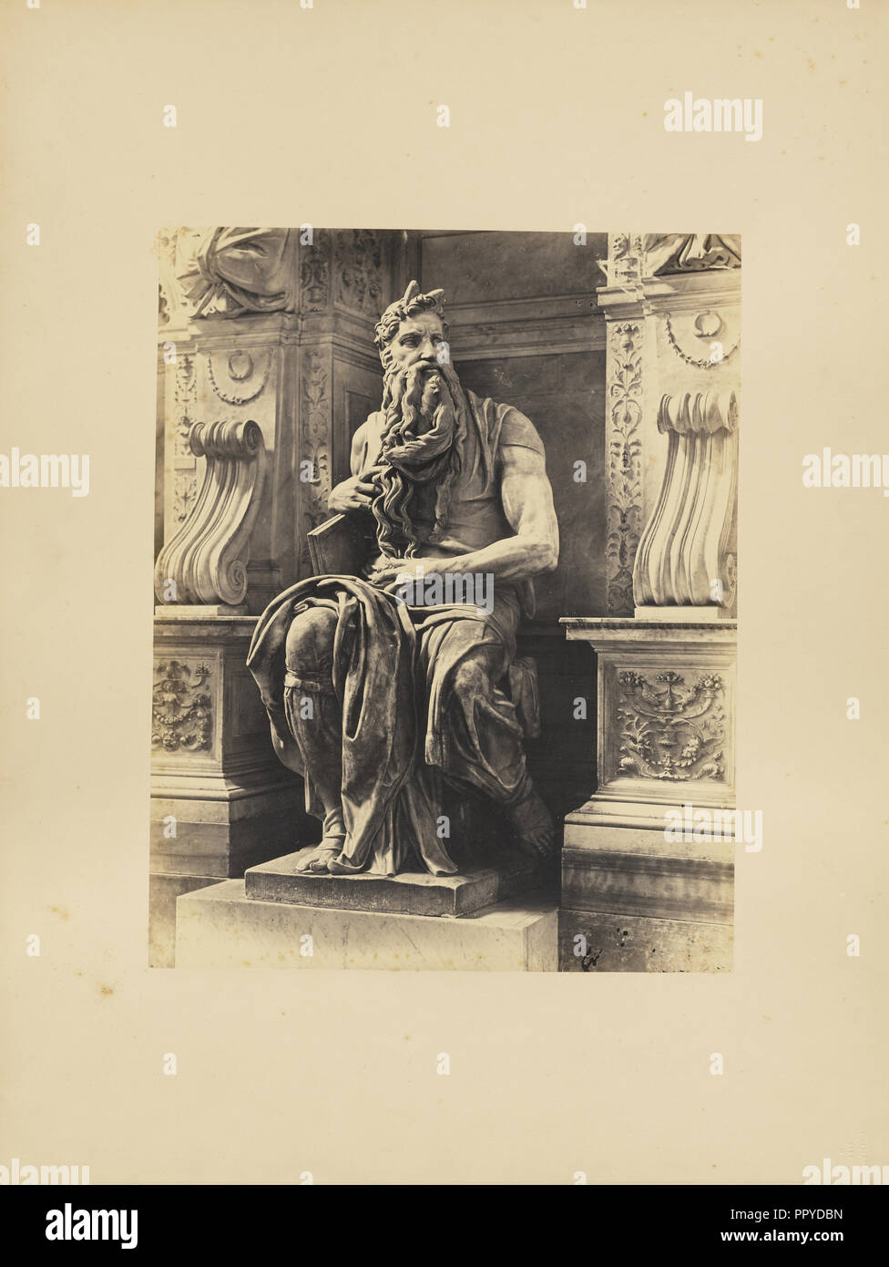 Moses by Michelangelo; James Anderson, British, 1813 - 1877, Rome ...