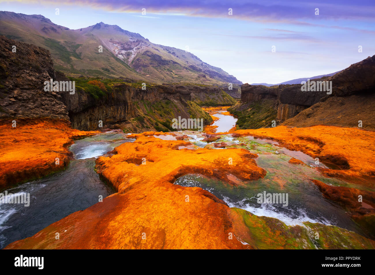 Waterfall salto del agrio hi-res stock photography and images - Alamy