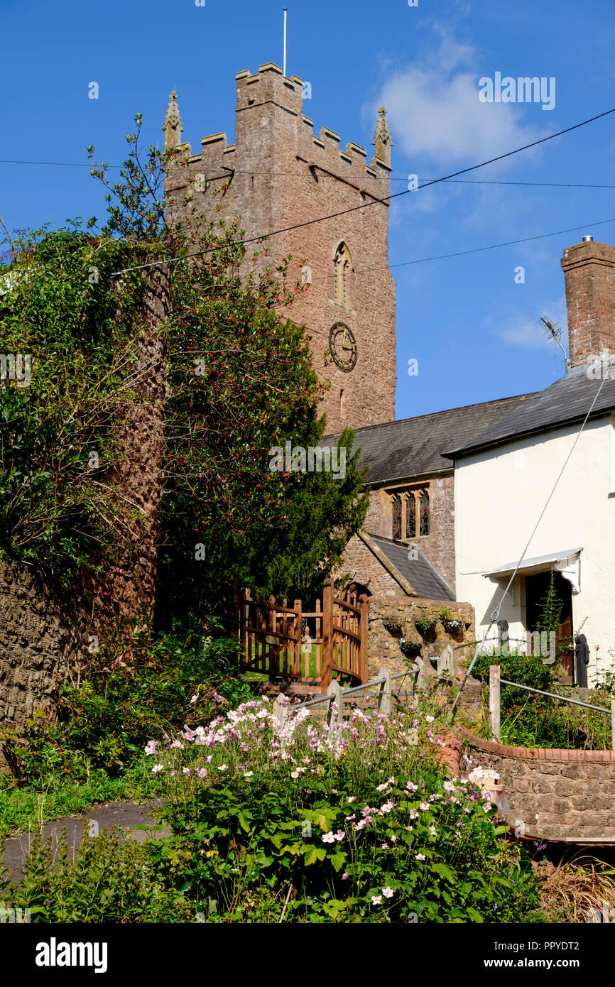 Milverton, a village near Taunton Somerset england St Michael's church ...