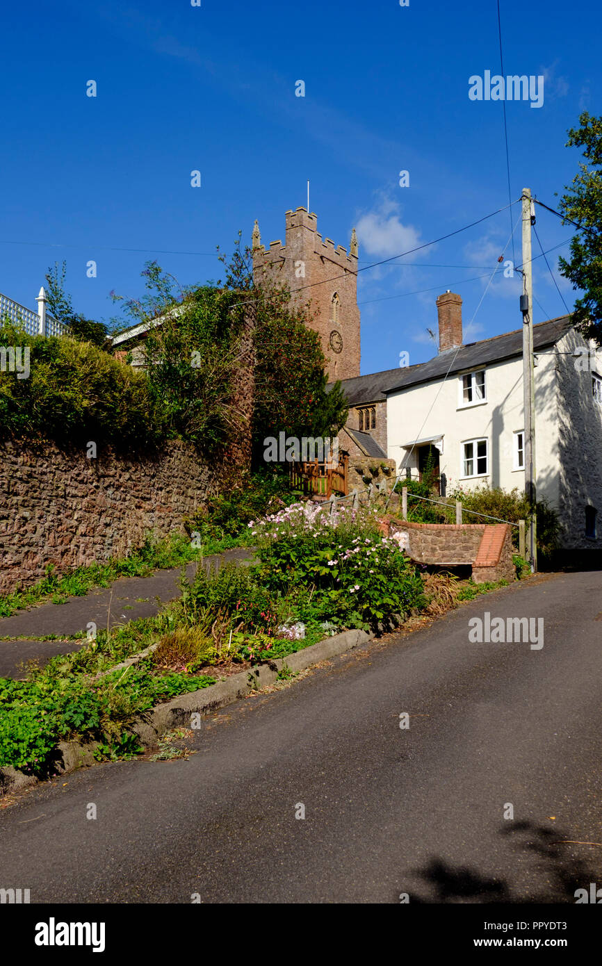 Milverton, a village near Taunton Somerset england St Michael's church ...