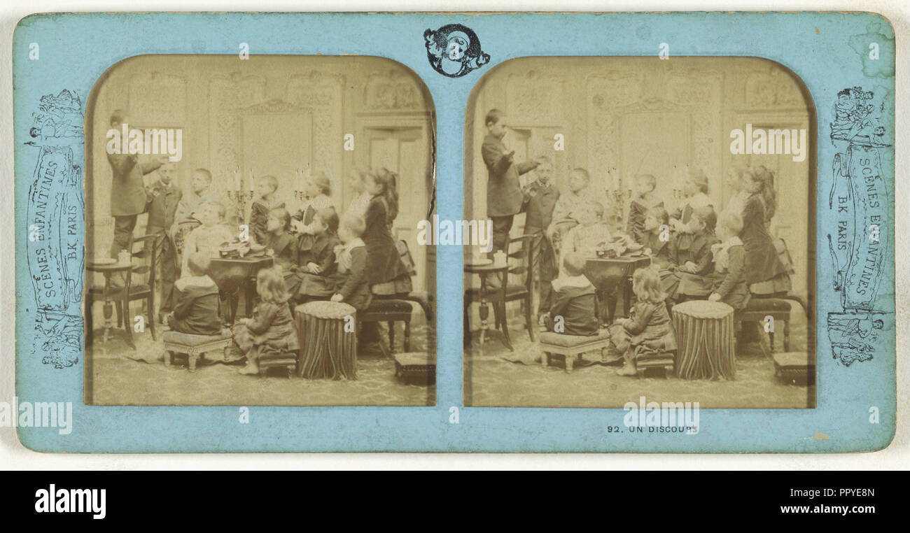 Un Discours; Adolphe Block, French, 1829 - about 1900, 1860s; Hand ...