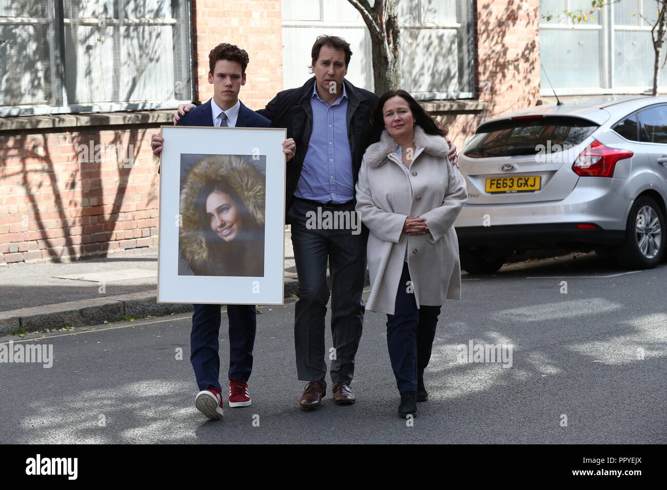 Nadim and Tanya Ednan-Laperouse, with their son Alex, outside West ...