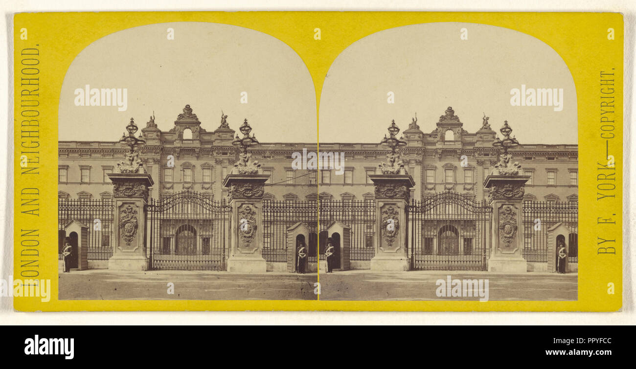 Buckingham Palace; Frederick York, British, 1823 - 1903, London ...