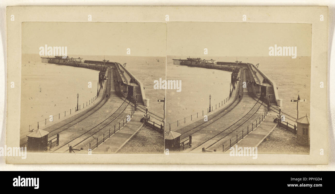 Dover, Admiralty Pier; British; about 1860; Albumen silver print Stock ...