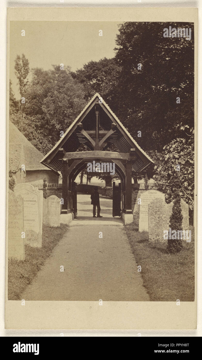 Lich Gate, Whippingham; Brown & Wheeler; 1865-1866; Albumen silver ...