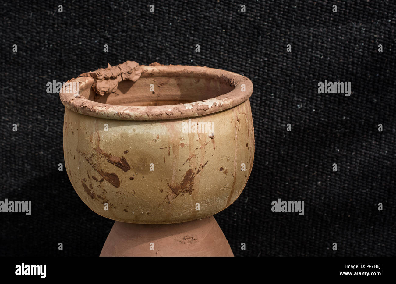 Ancient metal jug in oriental style in view Stock Photo - Alamy