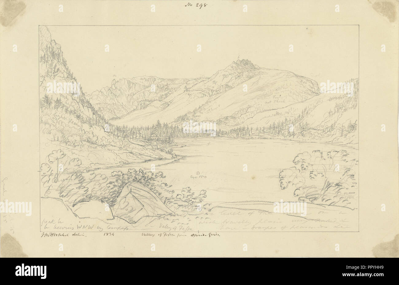 Valley of Fassa from Opposite Gries; Sir John Frederick William ...