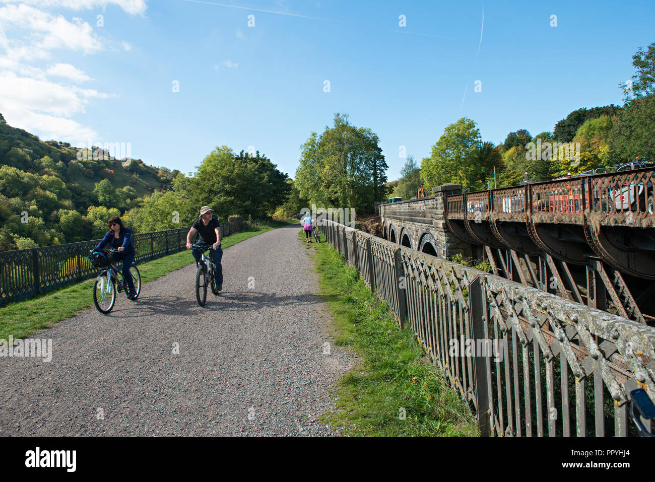 The Monsal Trail Peak District Derbyshire Stock Photo - Alamy