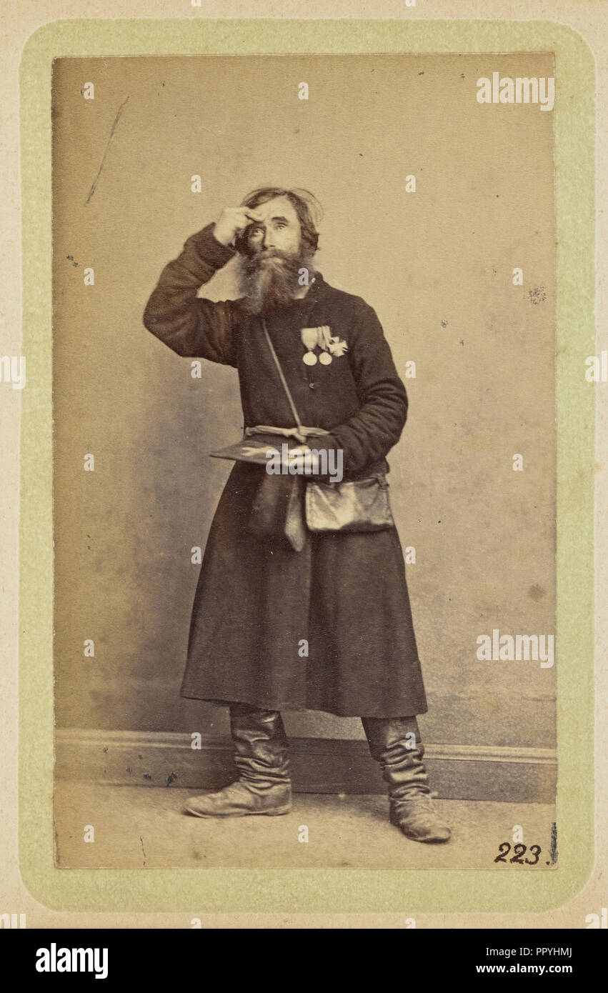 Man posing with medals on his chest; William Carrick, Scottish, 1827 ...