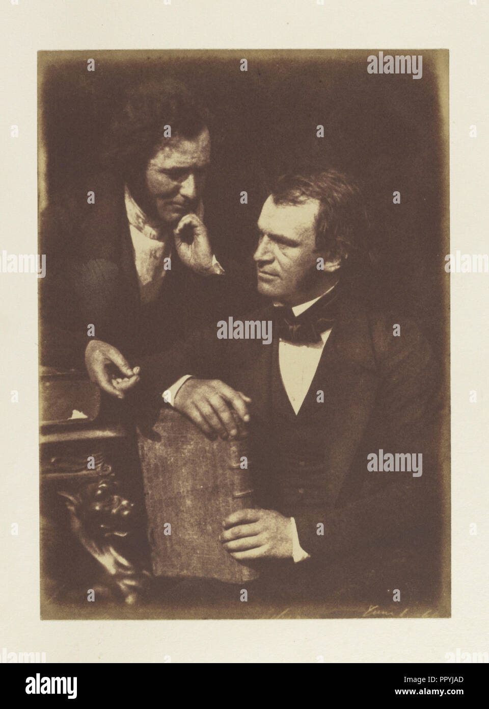 Portrait of Two Men; Hill & Adamson, Scottish, active 1843 - 1848 ...