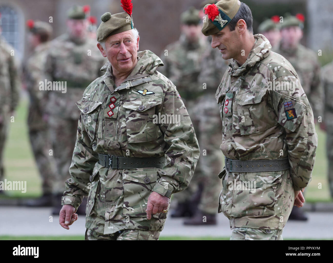 The commanding officer of the 3rd battalion hi-res stock photography ...