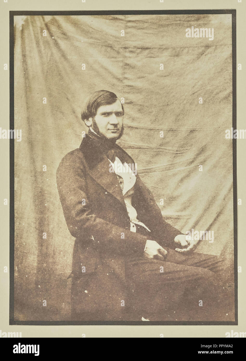 Portrait of a Seated Man; Hippolyte Bayard, French, 1801 - 1887, about ...