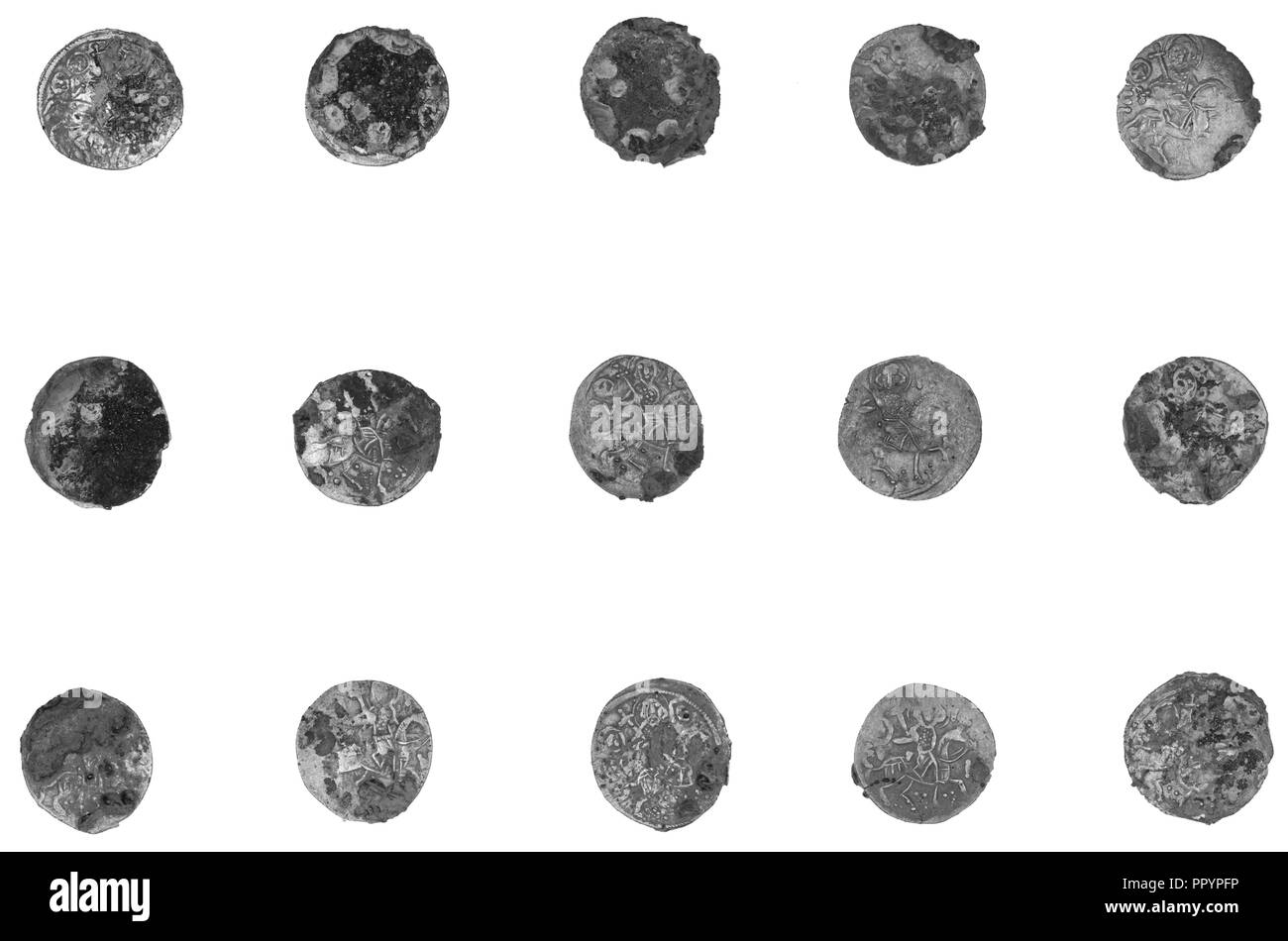 Trebizond Coin; about 13th century; Silver, Byzantine Coinage of the ...