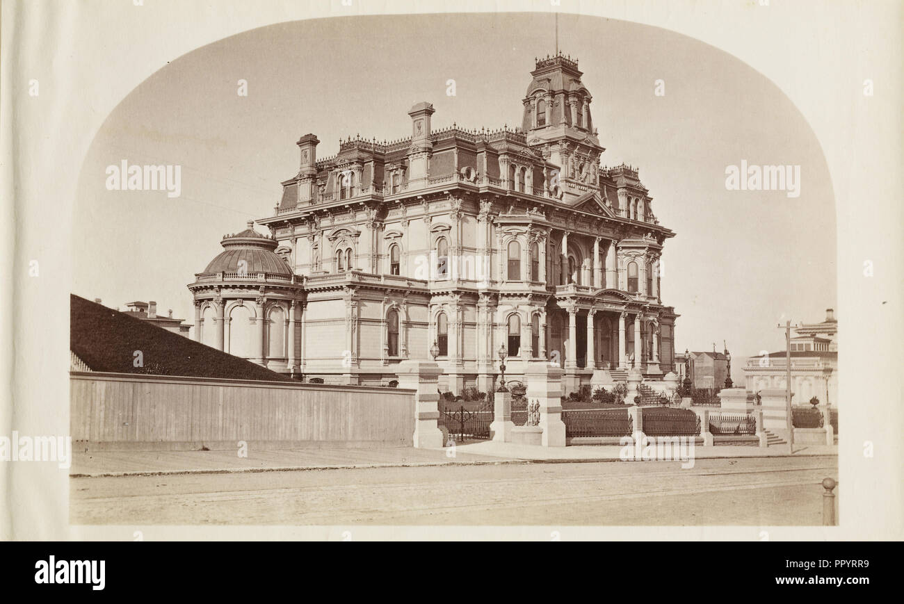 Residence of Chas. Crocker; Carleton Watkins, American, 1829 - 1916, negative 1873 - 1880; print ...