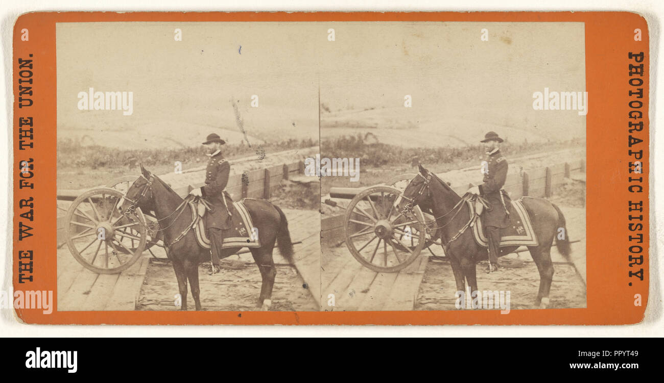 Maj. Gen. W.T. Sherman and Horse. This View was taken in the Trenches ...