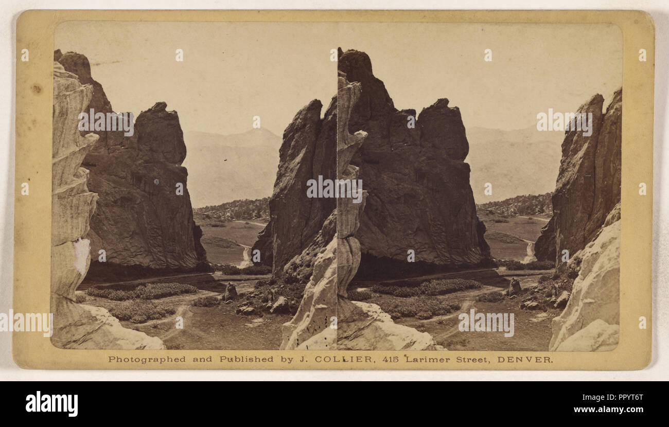 Gate to the Garden of the Gods - Manitou; Joseph Collier, American ...