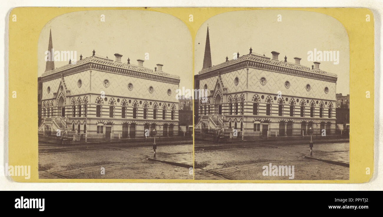 Academy of Design. New York City; American; about 1870; Albumen silver ...