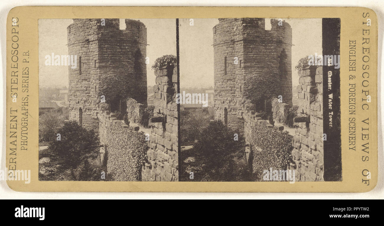 Chester. Water Tower; British; 1880s; Collotype Stock Photo - Alamy