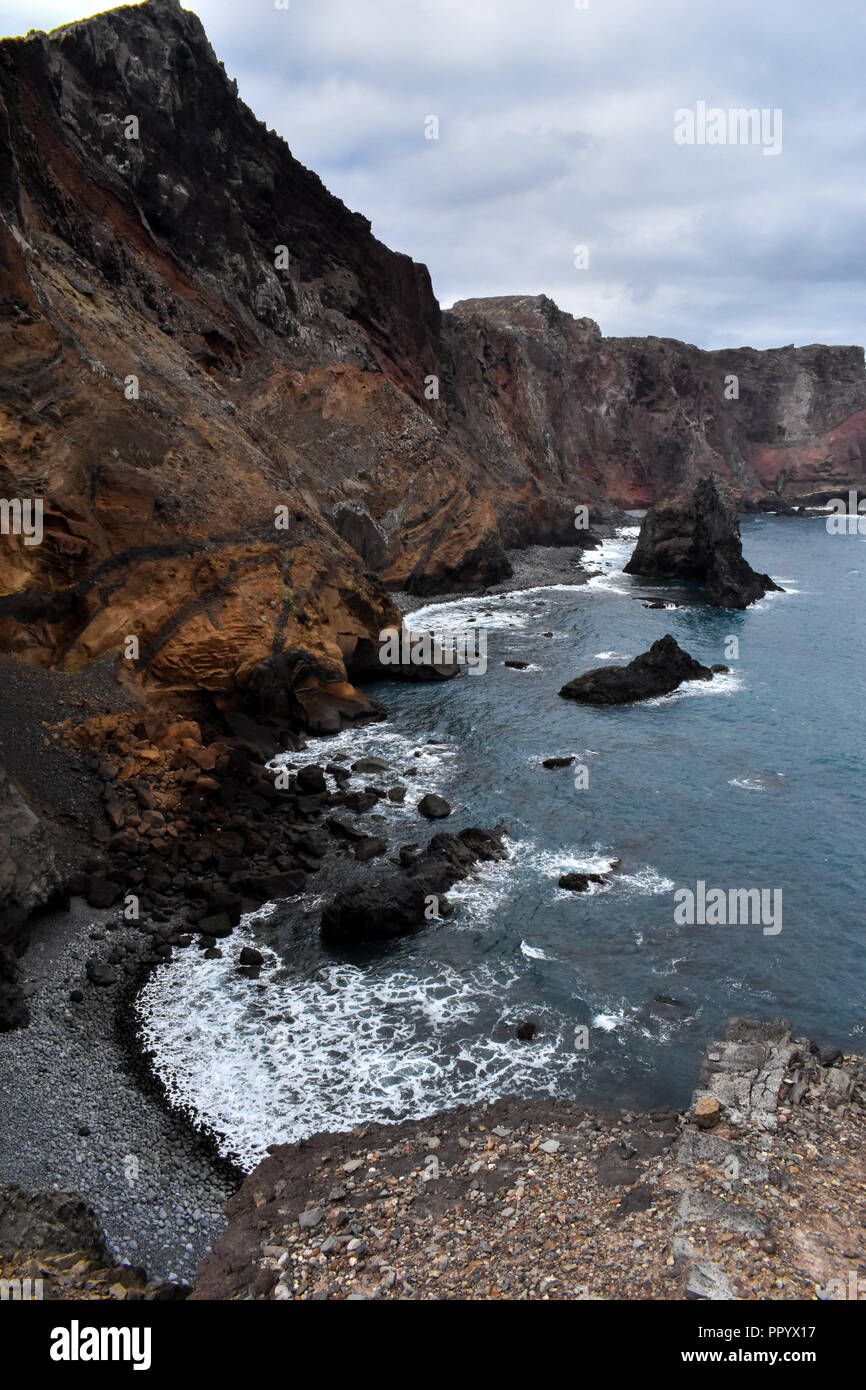 Top view beautiful rocky coastline hi-res stock photography and images ...