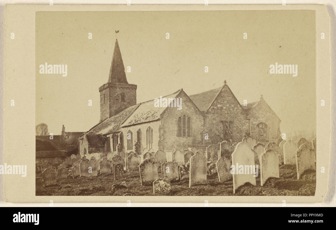 Brading Old Church - 1100 years old; J. Symonds, British, active ...