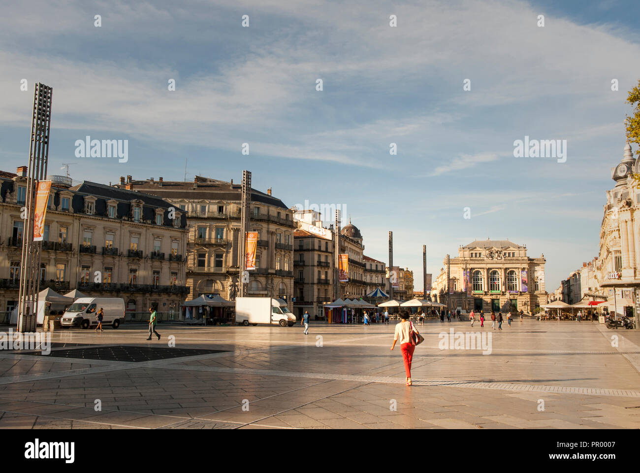 The Place de la Comédie is the traditional meeting place of Montpellier ...