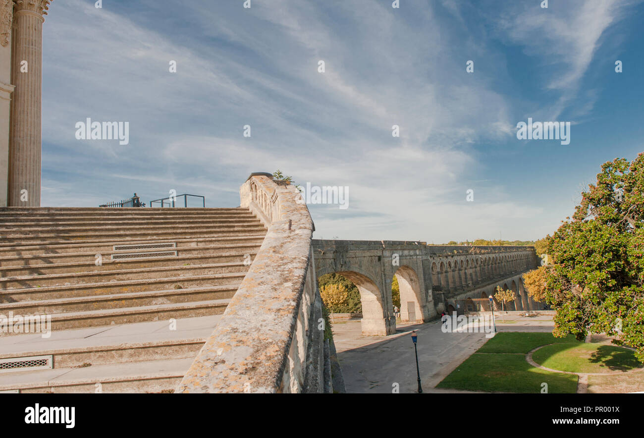 The château d'eau (water tower) at the highest point of the city of ...