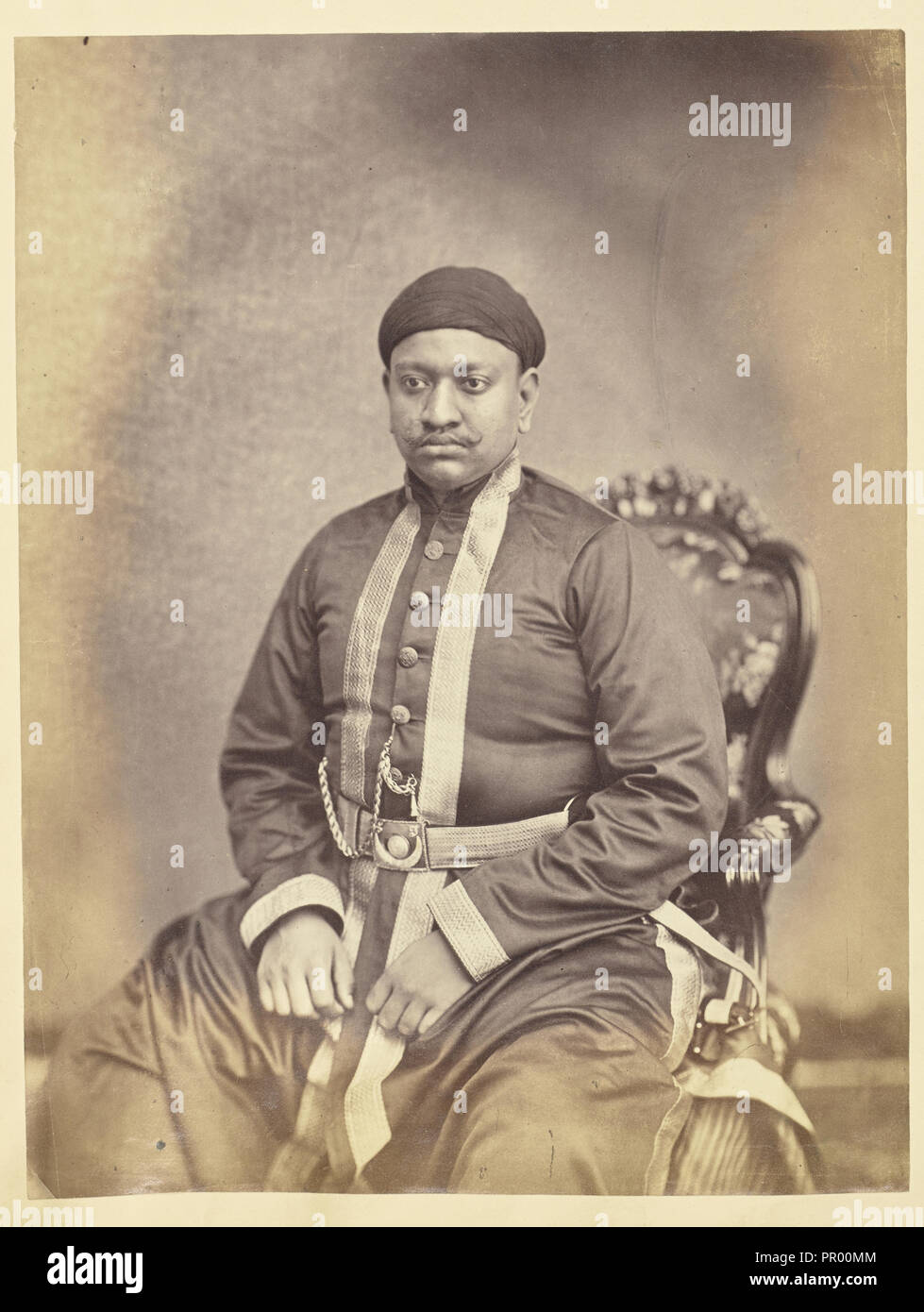 Portrait of a Man, India; India; about 1863 - 1887; Albumen silver ...