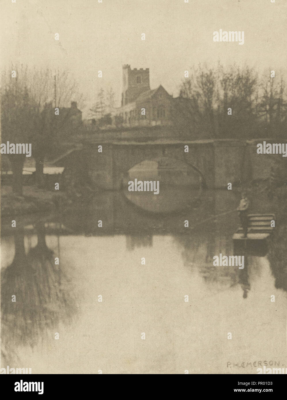 Broxbourne Church; Peter Henry Emerson, British, born Cuba, 1856 - 1936 ...